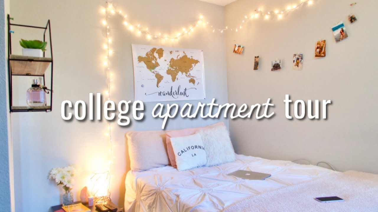 MY FIRST APARTMENT TOUR!! // COLLEGE APARTMENT TOUR - YouTube