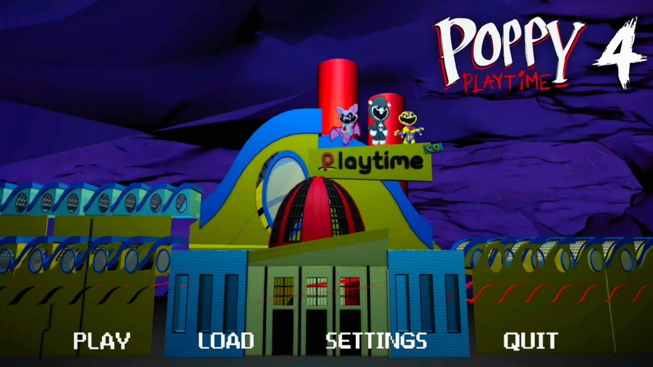 Poppy Playtime Chapter 4 : MAIN MENU - YouTube