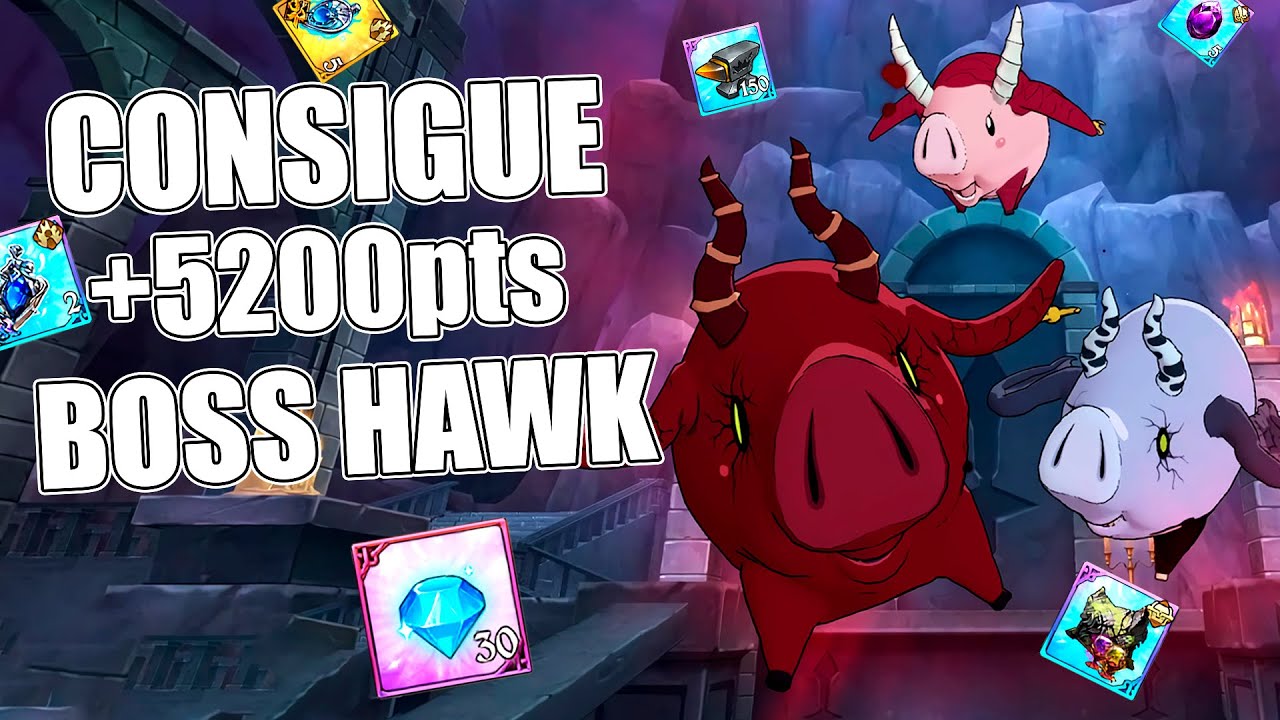 CONSIGUE +5k PTS en el FINAL BOSS HAWK Y ASEGURA los DIAMANTES - 7DS ...