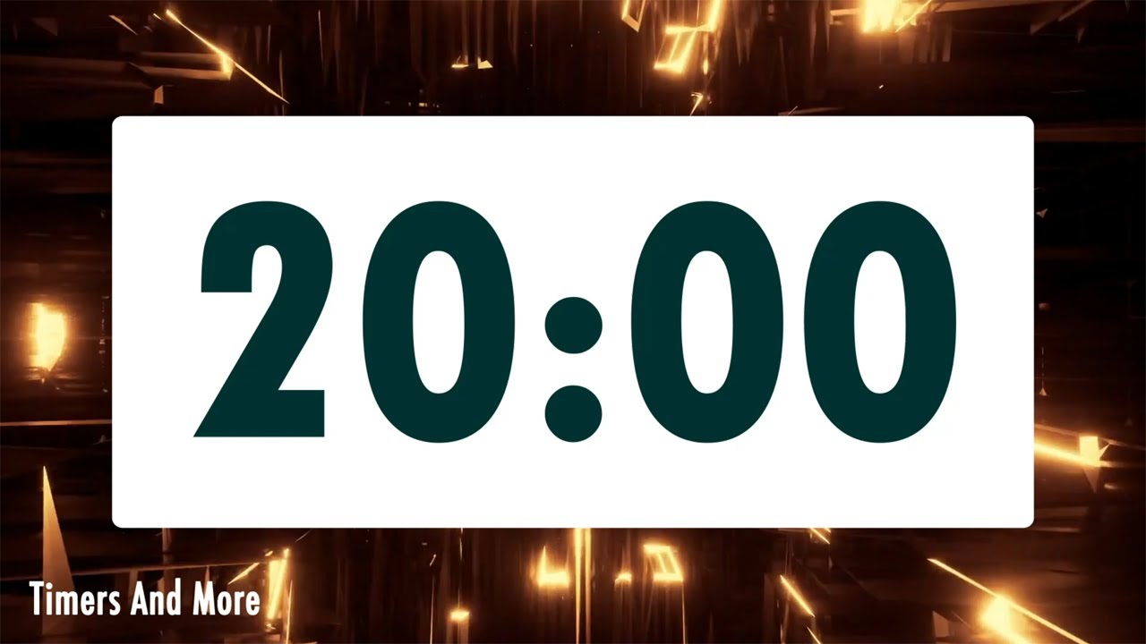 20 minute timer [🔔 LOUD ALARM 🔔] - YouTube