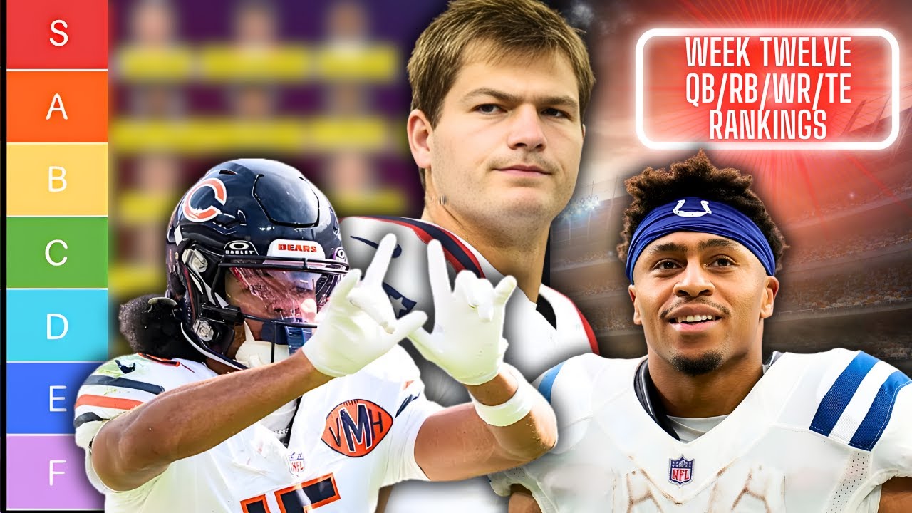 (Tiered) Quarterback, Running Back, Wide Receiver and Tight End ...