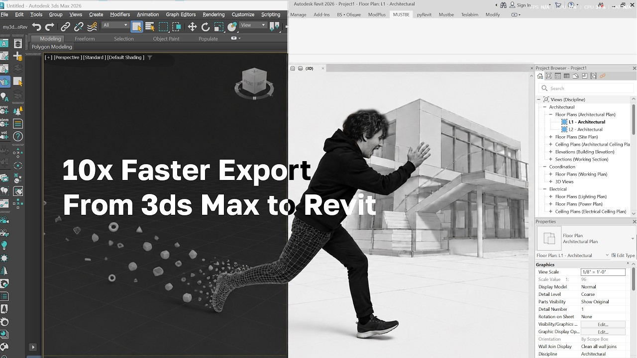 10x Faster Export From 3ds Max to Revit - YouTube