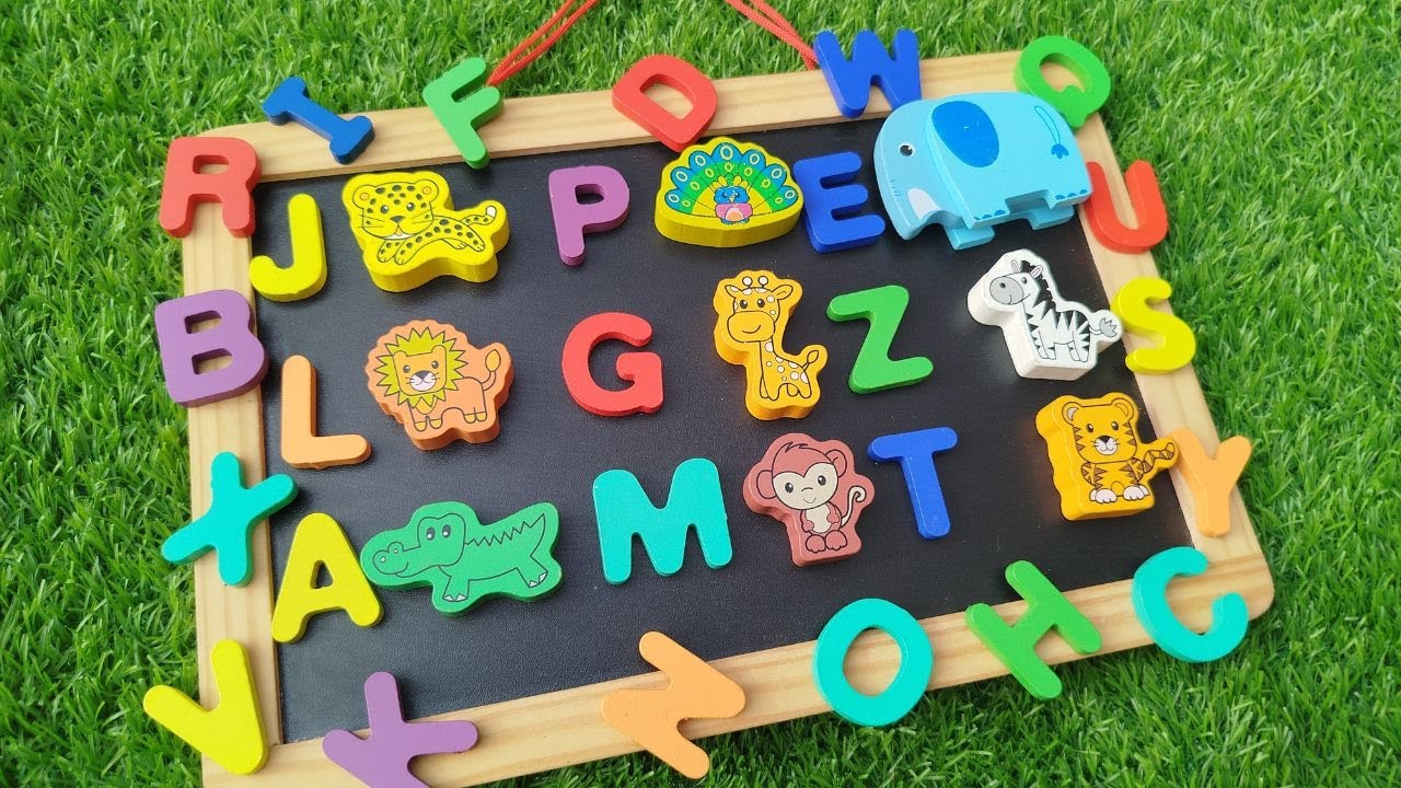 abc animals puzzle, Learn ABC with Animal Zoo Activity Puzzle, abcd ...