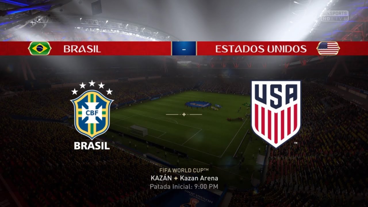 Brasil vs Estados Unidos | Mundial Rusia 2018 | Cuartos de final - YouTube