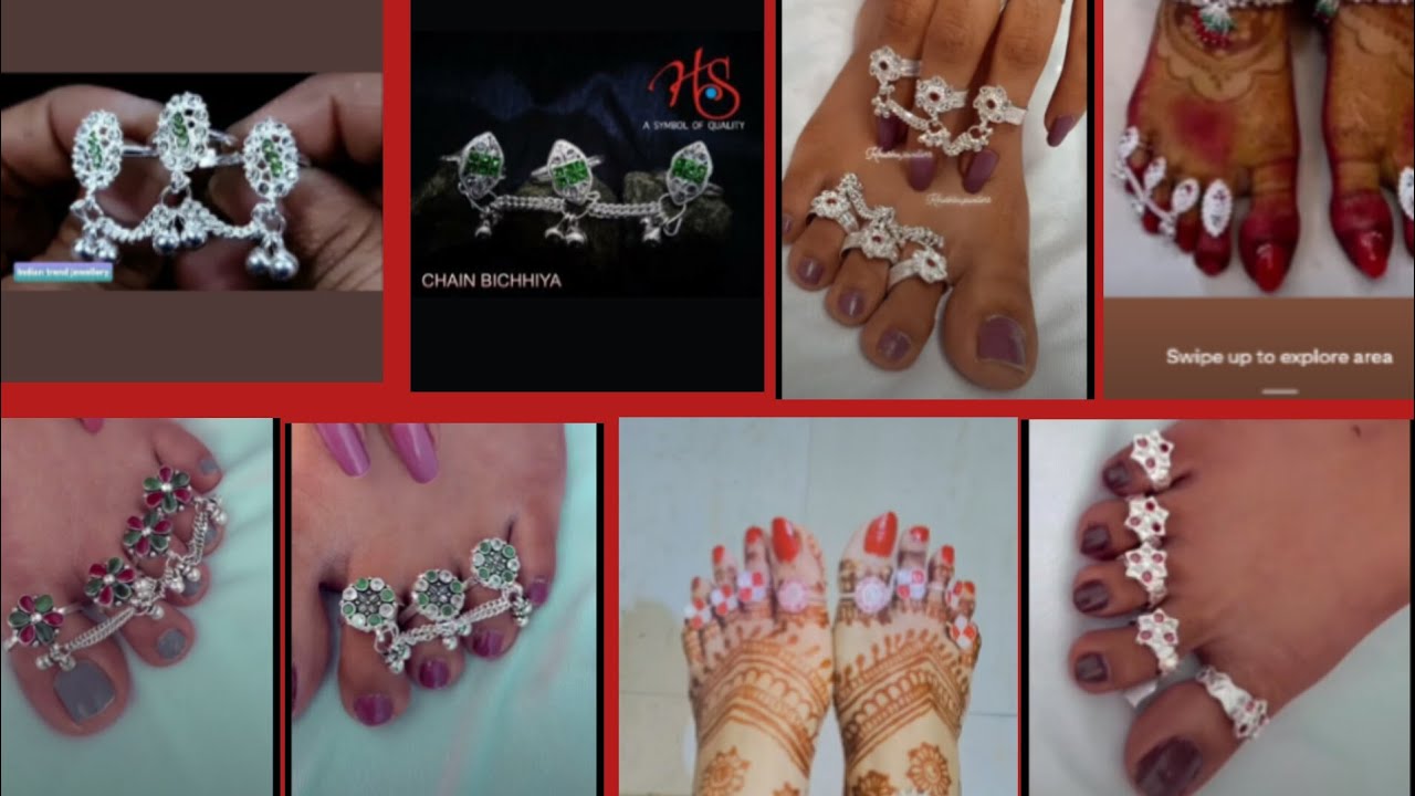 New stylish bichhiya 3jode bali fancy letest design#trending #song # ...