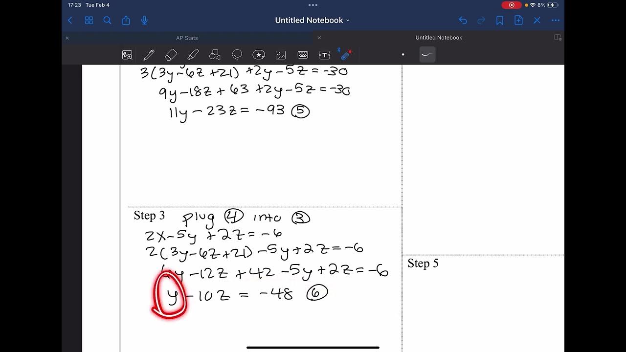 Solving 3 Variable Systems of Equations - YouTube