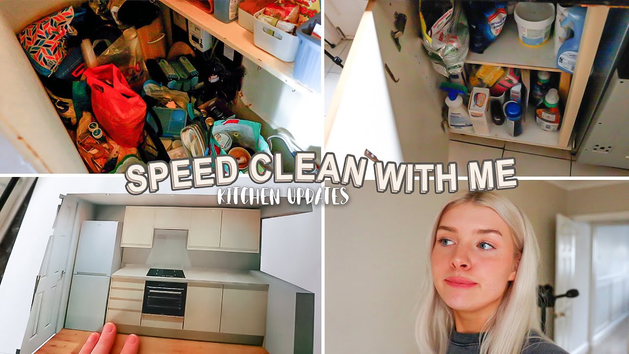 SPEED CLEAN AND ORGANISE WITH ME | KITCHEN UPDATES - YouTube