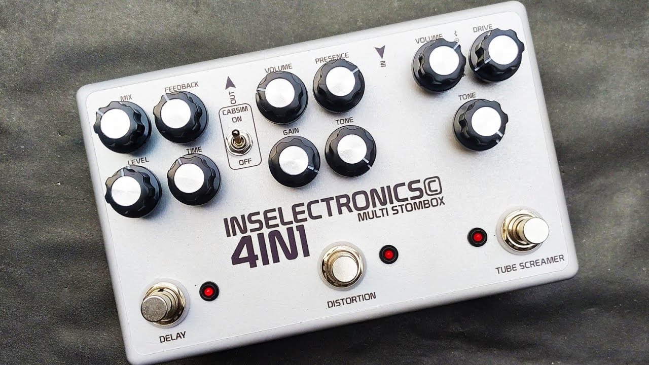 CABINET SIMULATOR DELAY DISTORTION TUBE SCREAMER IN A BOX | EFFECT ...