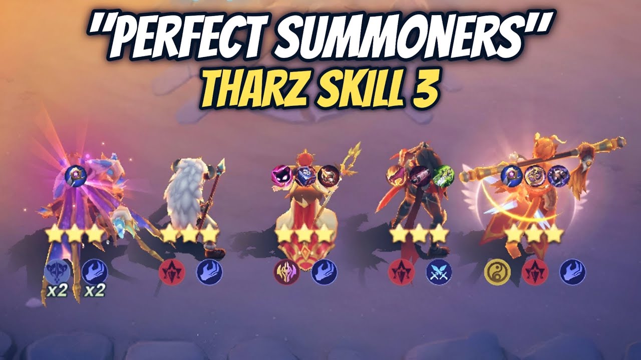 Best Way To Play Tharz 3 !! Perfect Summoners Magic Chess Mobile ...