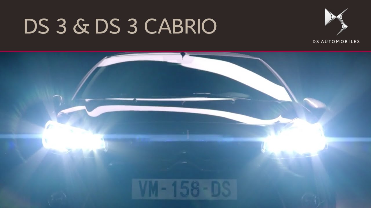 DS 3 & DS 3 Cabrio | Brighten Your World with DS LED Vision - YouTube