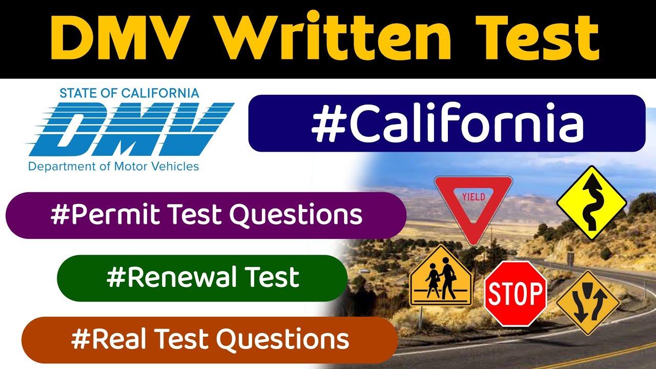 DMV Written Test 2023 California | DMV Permit Test 2023 # ...