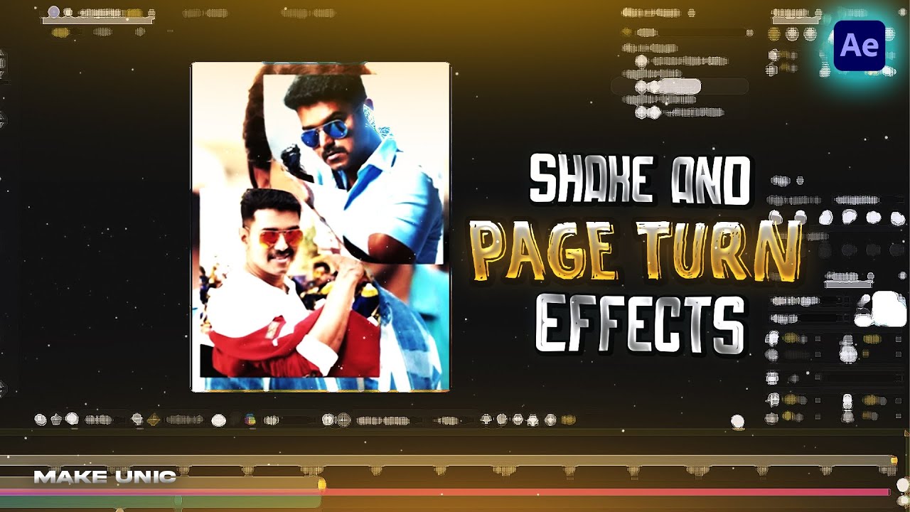 Trending Page Turn and Shake Effects In After effects tutorial in Tamil | after effects | Make ...