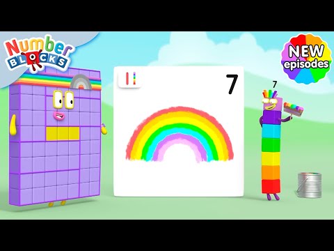 The Rainbow Makers | S7 E8 | Learn Times Tables | @Numberblocks - Full Episode