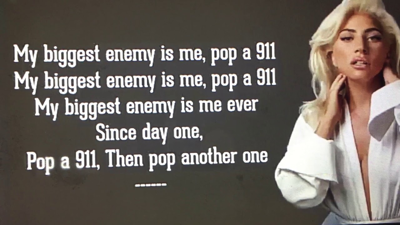 Lady Gaga - 911 ( Lyrics) - YouTube