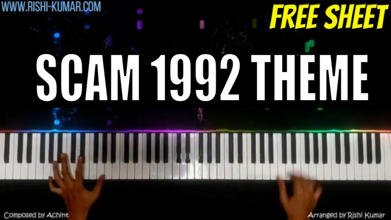Scam 1992 Theme Piano Cover | Tutorial | BGM Song | Intro Instrumental ...