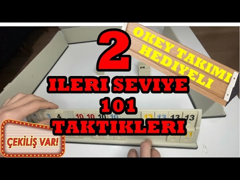 İleri Seviye 101 Taktikleri 2 ! - Ücretsiz Okey Takımı Hediyeli - Bunları Yaparsanız Kaybetmezsiniz