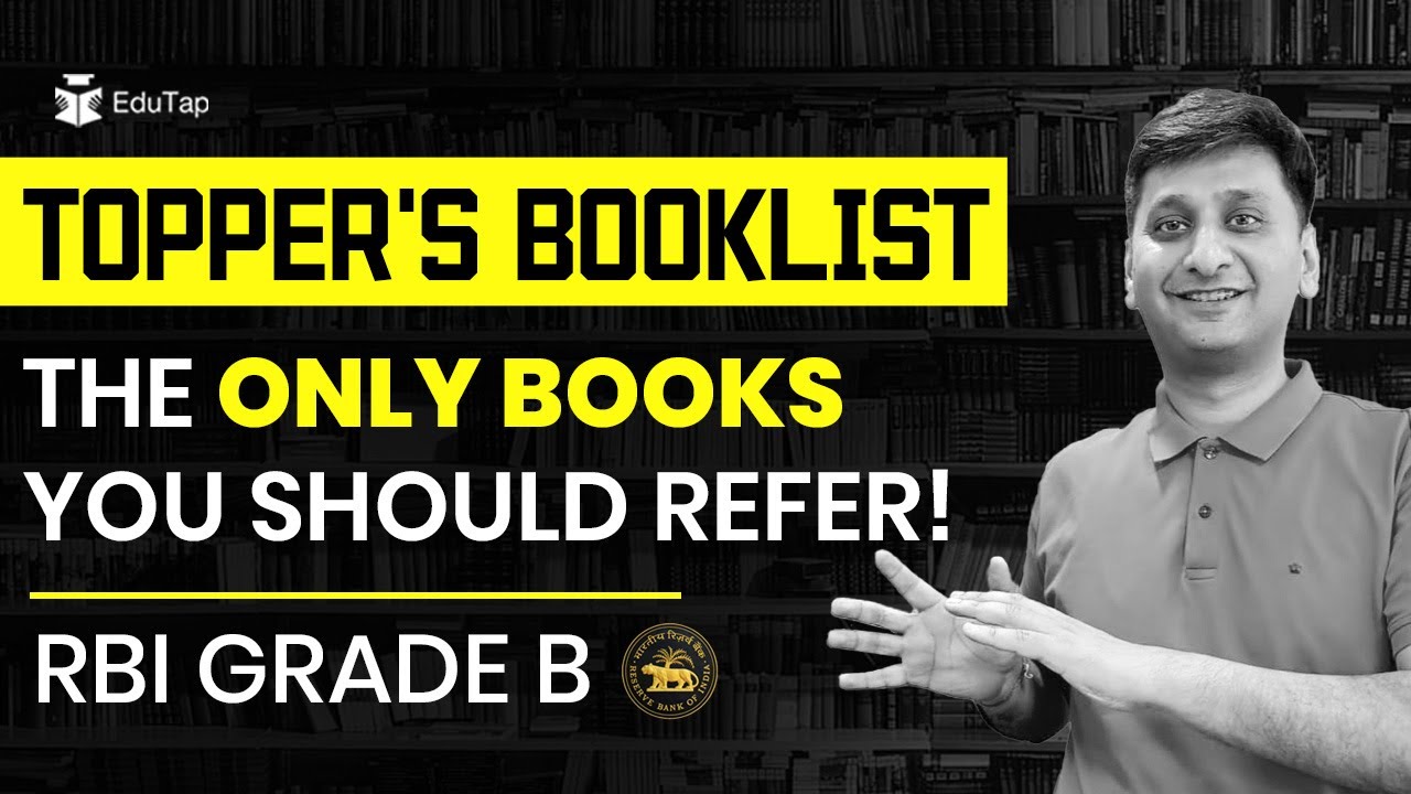 Booklist For RBI Grade B Exam | Best RBI Preparation Books | RBI Self ...