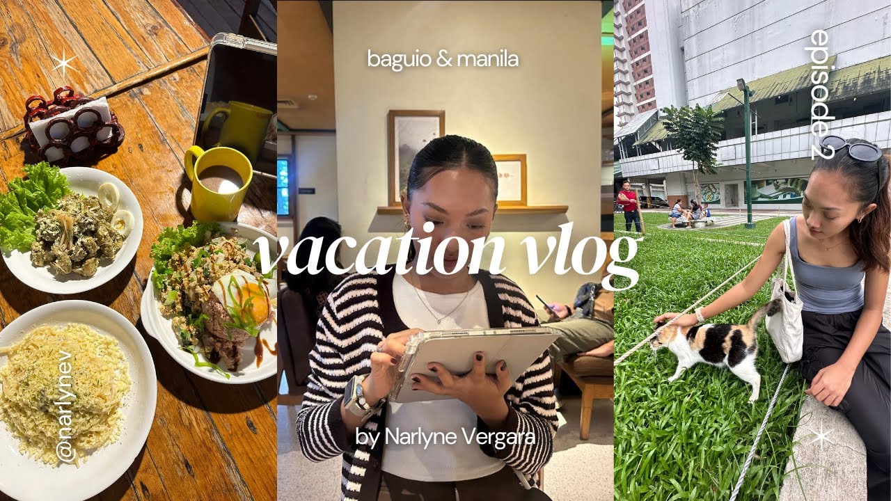Vacation vlog──୨ৎ── rainy long weekend in baguio and manila 🌲🍃 - YouTube