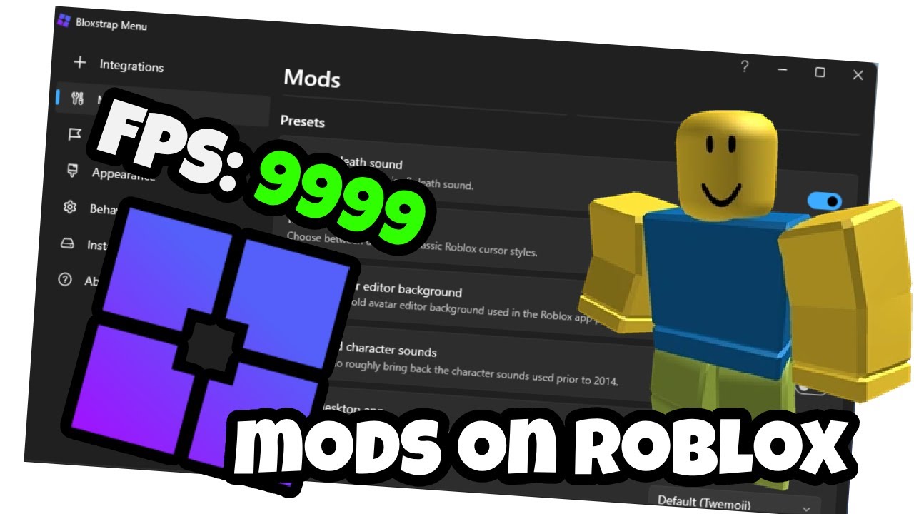 How To Install Mods On Roblox BloxStrap YouTube