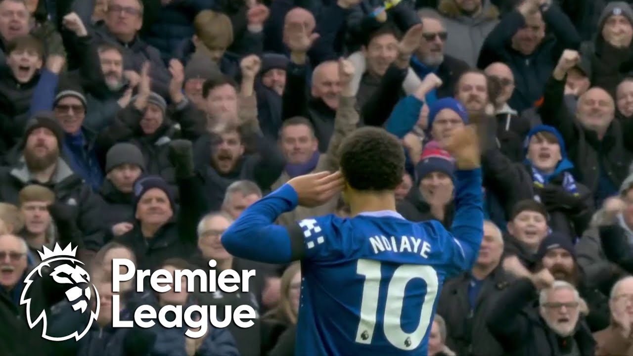 Iliman Ndiaye blasts Everton 2-0 in front of Tottenham Hotspur ...