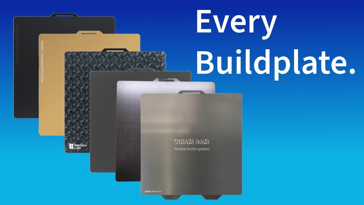I Tested EVERY Kind of Buildplate... Which is right for you? - YouTube