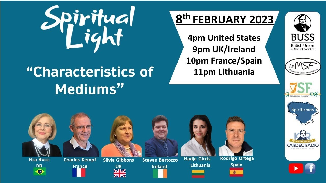 Spiritual Light - Characteristics of Mediums - YouTube