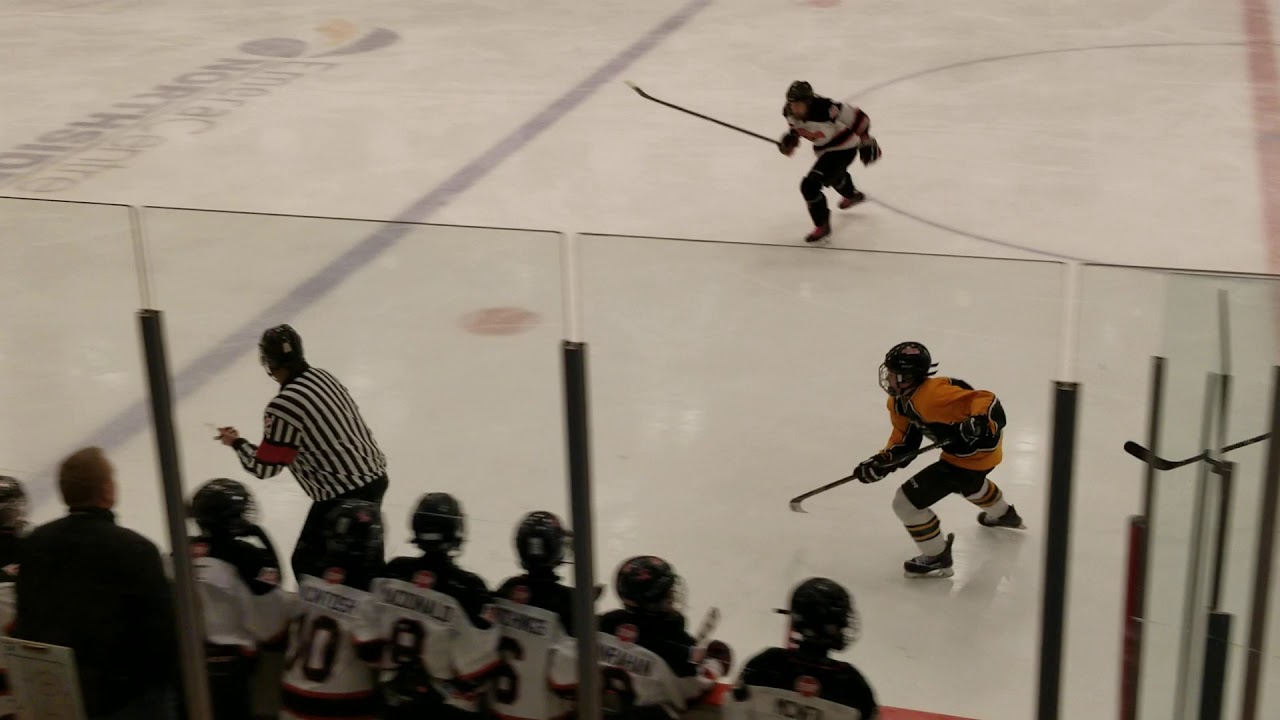 1st period Bantam AA Northside Vikings vs GB Miners - YouTube