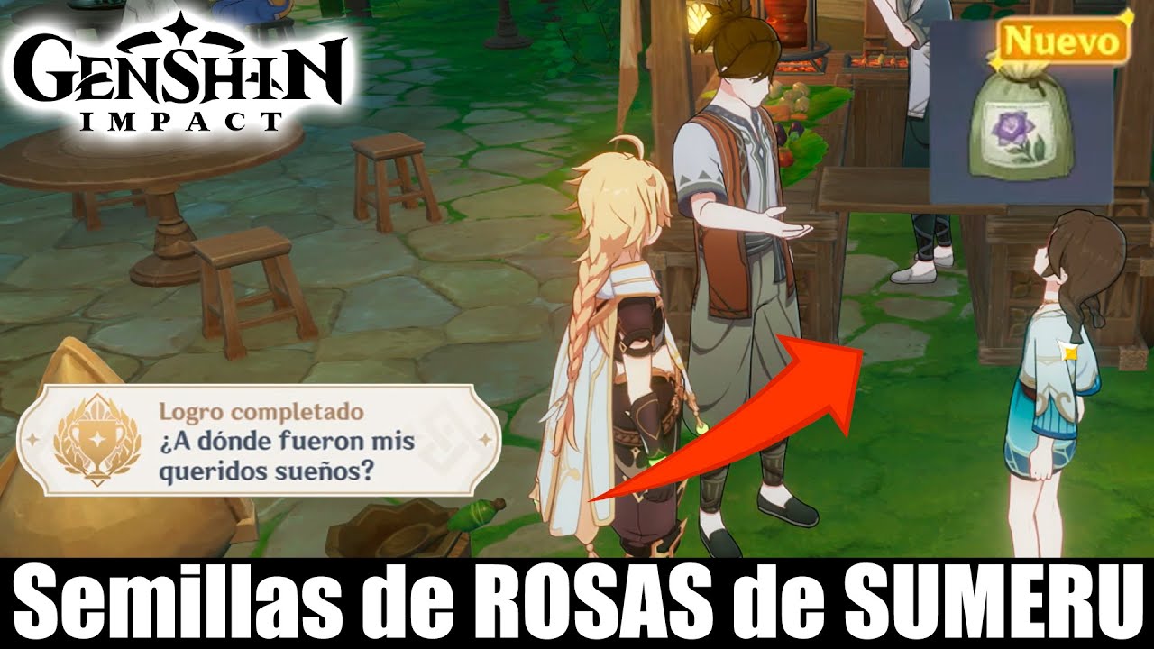 Como obtener "LAS SEMILLAS DE LA ROSA DE SUMERU" para MISION de MUNDO 🌍 ...