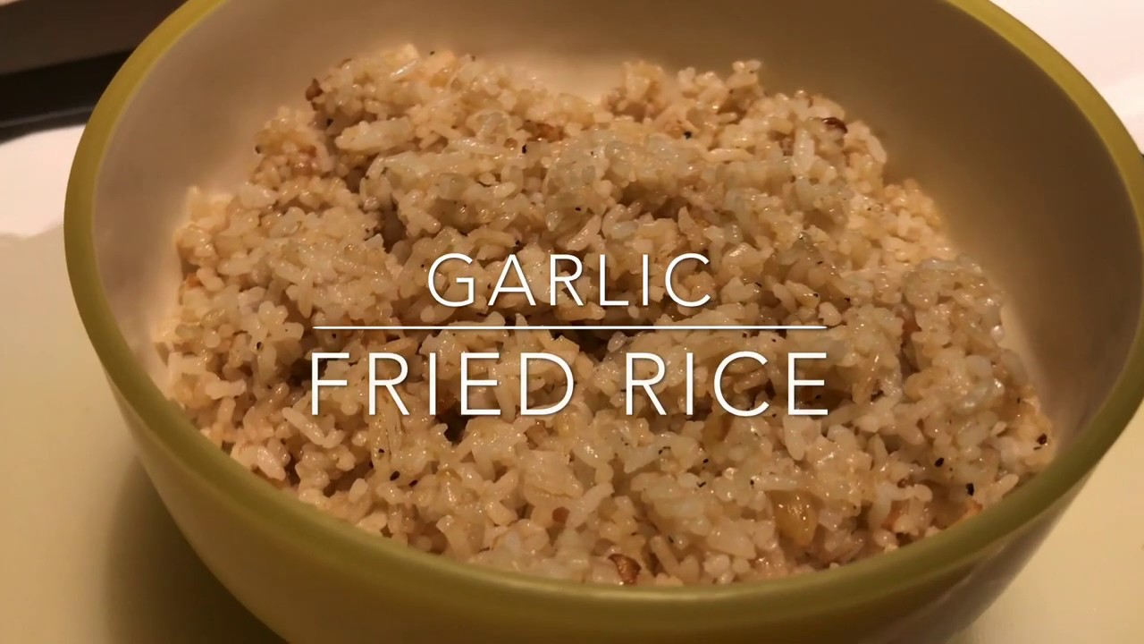 Gawing Fried Rice Ang Bahaw Na Kanin (Kaning Lamig) | Garlic Fried Rice ...