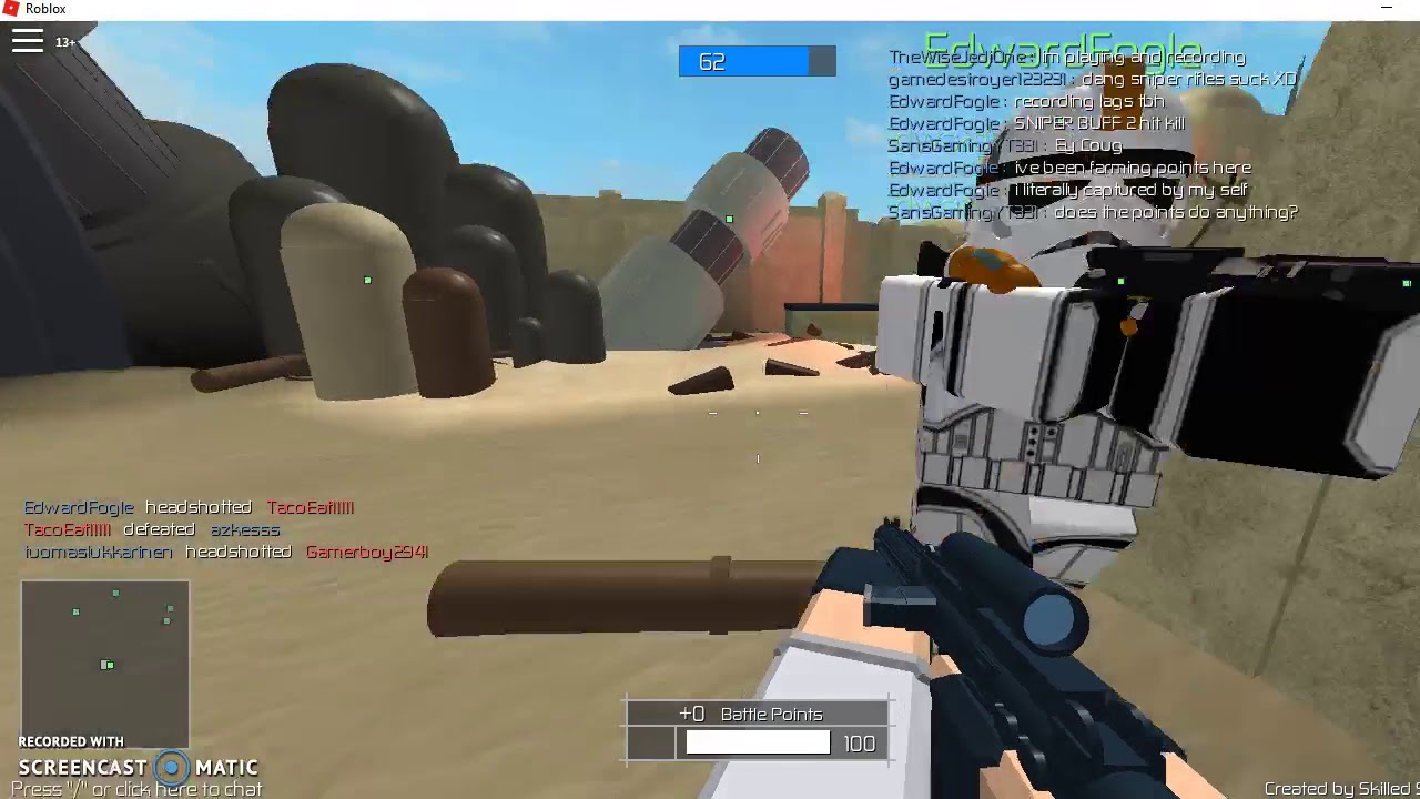 Star wars battlefront 2 copy on roblox! - YouTube