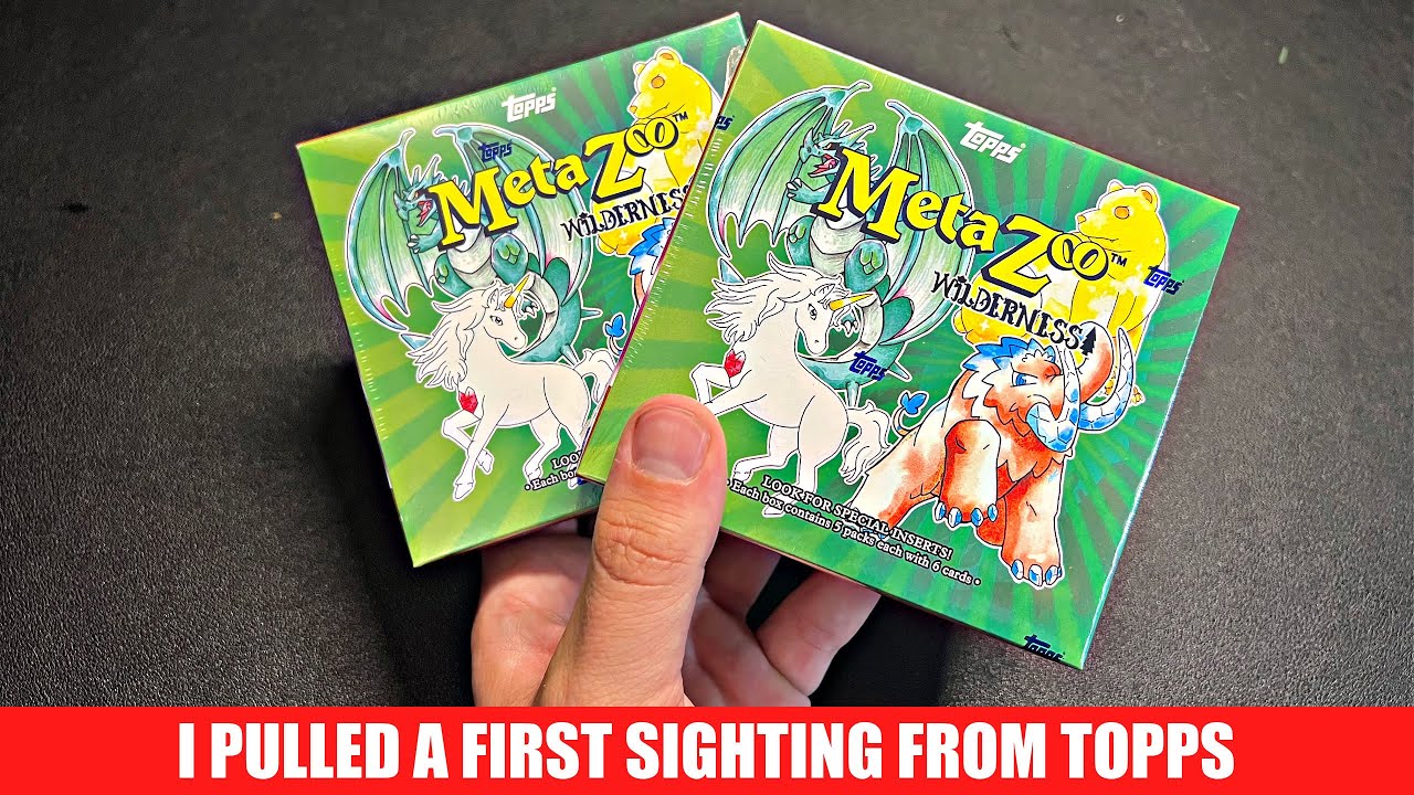 I Pulled a First Sighting Card From Metazoo Topps Wilderness Boxes ...