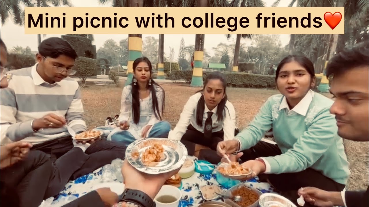 Mini picnic with clg friends ️ - YouTube