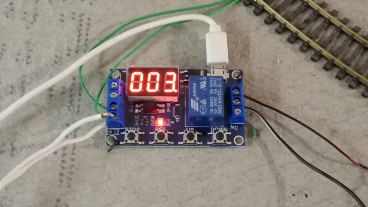 Automatic DCC Tram Stops 4mm Scale - YouTube