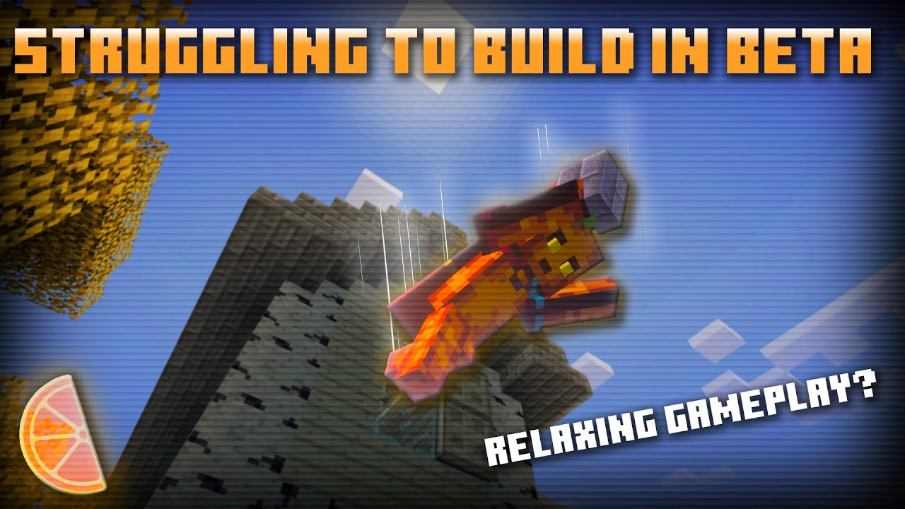 I Struggle to Build in Modded Beta Minecraft (Relaxing Gameplay To ...