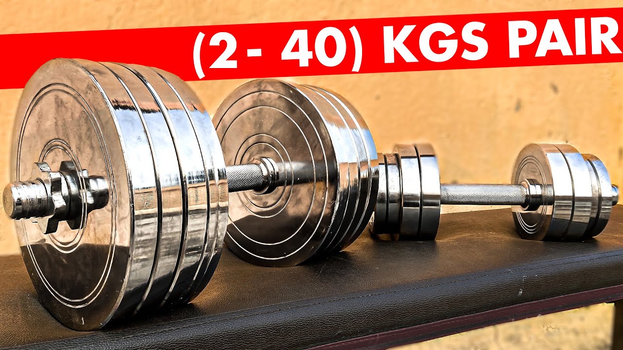 Unboxing Best Steel Adjustable Dumbbells for Home in India - YouTube