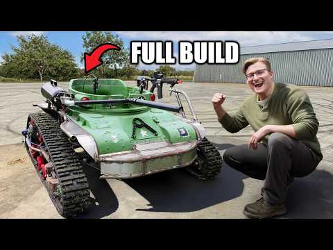 Ich habe einen 100-PS-Power-Wheels-Panzer von Grund auf gebaut | Kompletter Bau in 60 Minuten
