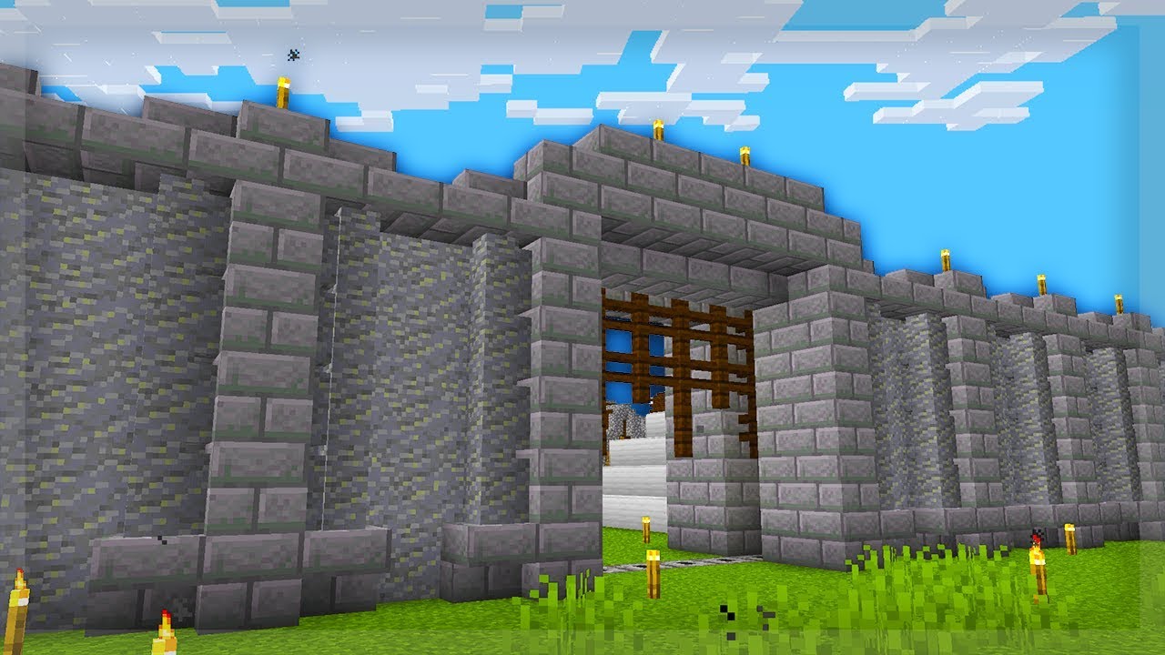 BUDOWA MURU! | Minecraft 1.15 [#48] - YouTube