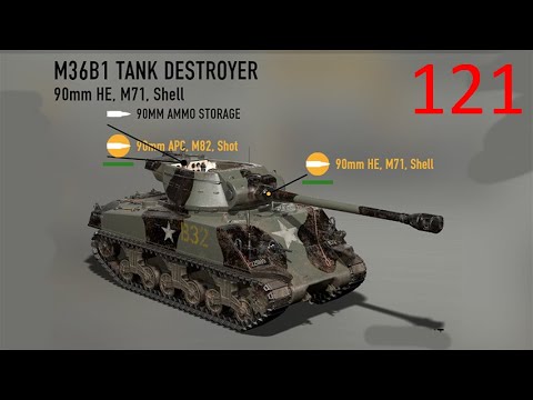 Aggressive tanking (avs + m36b1 tank) | Vod 121 | Heroes & Generals ...