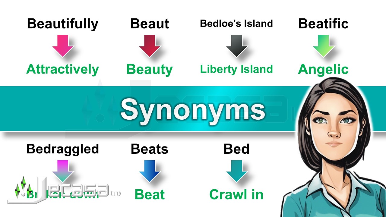 English Vocabulary - Lesson 89 | Beaut, Bedloe's Island, Becoming, Bed, Beatified | Synonyms ...