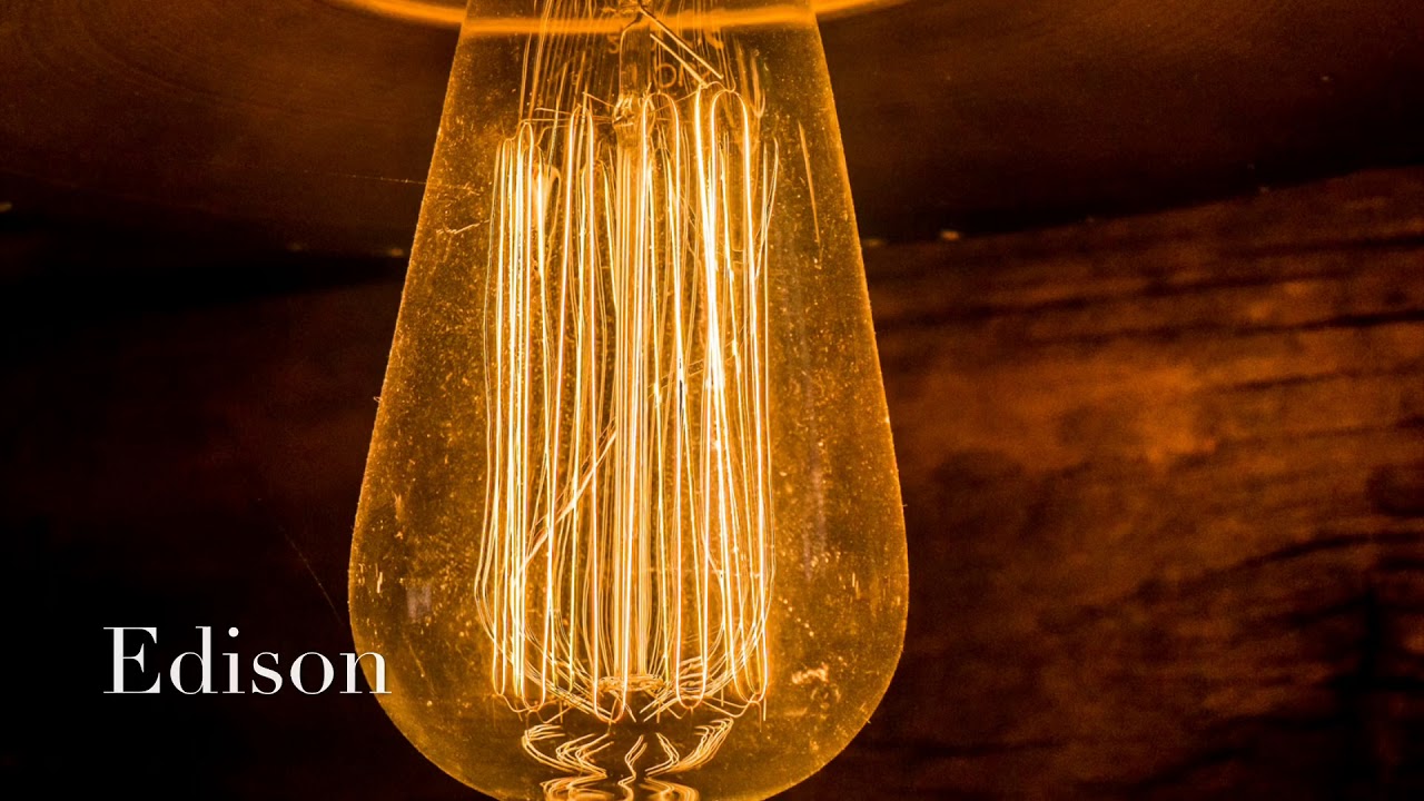Edison vintage light bulbs - YouTube