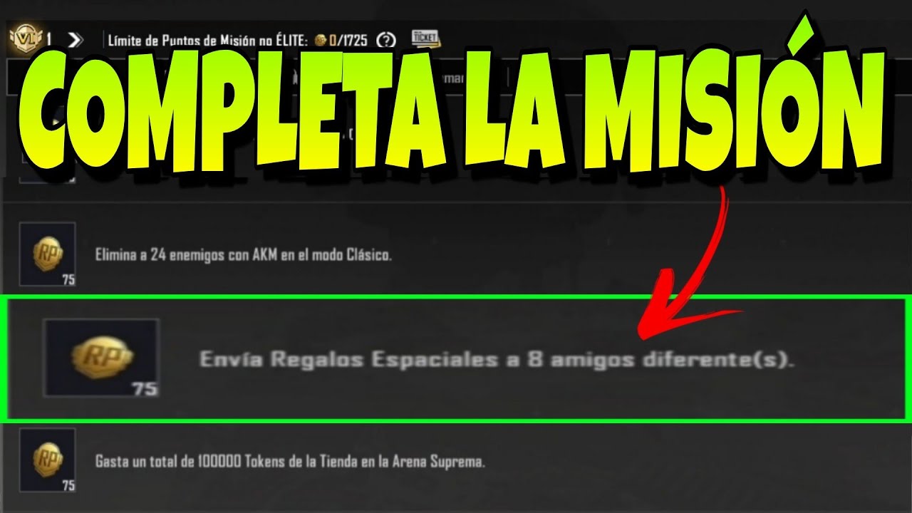 CÓMO HACER la MISIÓN ENVÍA REGALOS ESPECIALES A AMIGOS de PUBG MOBILE - YouTube