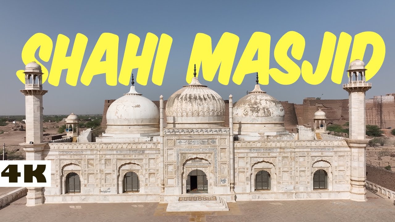 Shahi Masjid Dilawar Fort: A Spectacular Aerial View through Drone ...