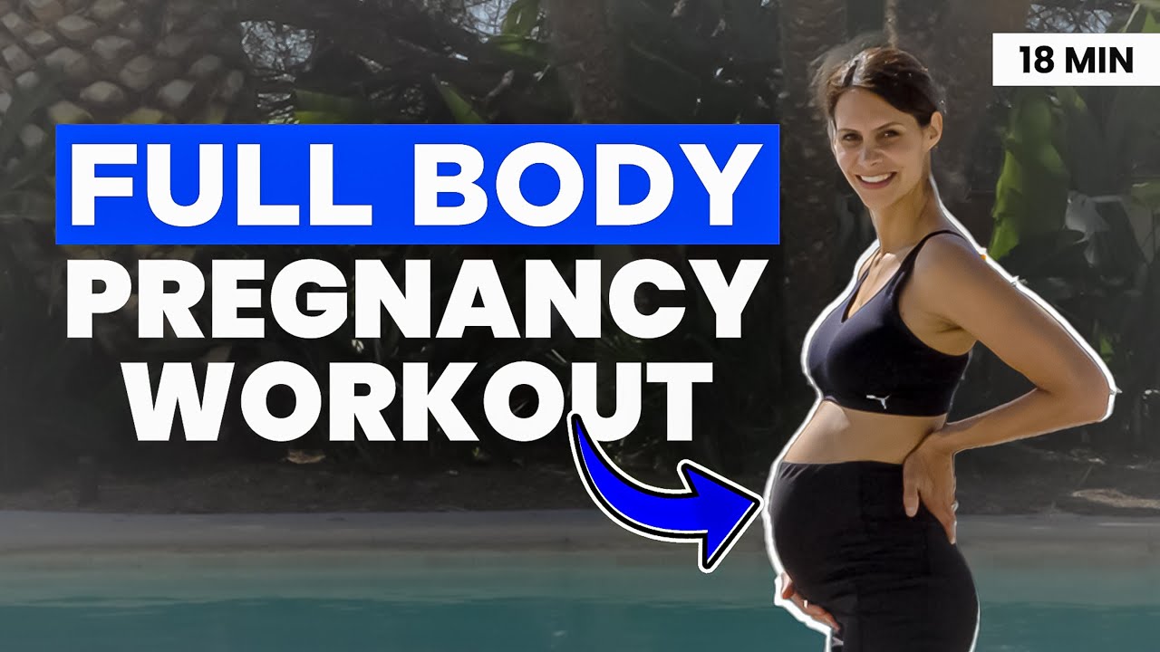 Full Body Pregnancy Workout | No-Equipment Prenatal Exercise Routine ...