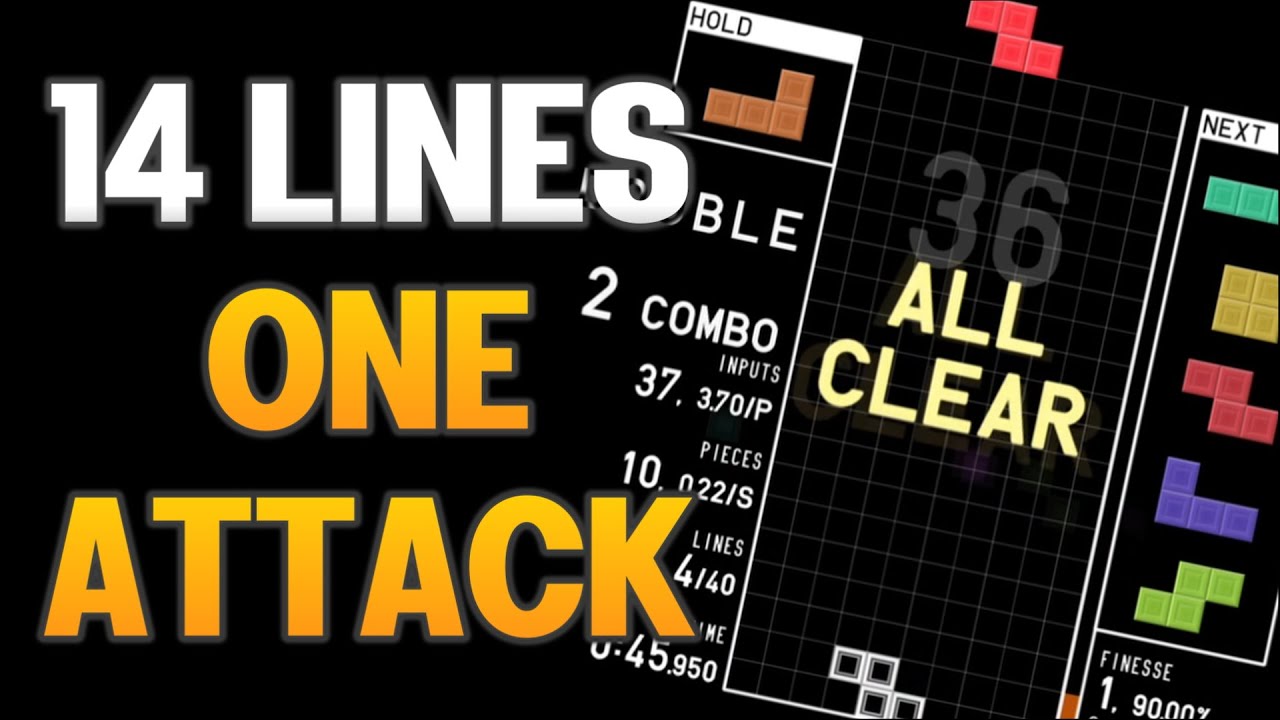 How To Perfect Clear in Tetris [Tetr.io Rank S] - YouTube