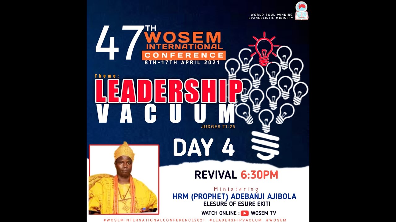 WOSEM Conference 2021 Day 4 Revival - YouTube