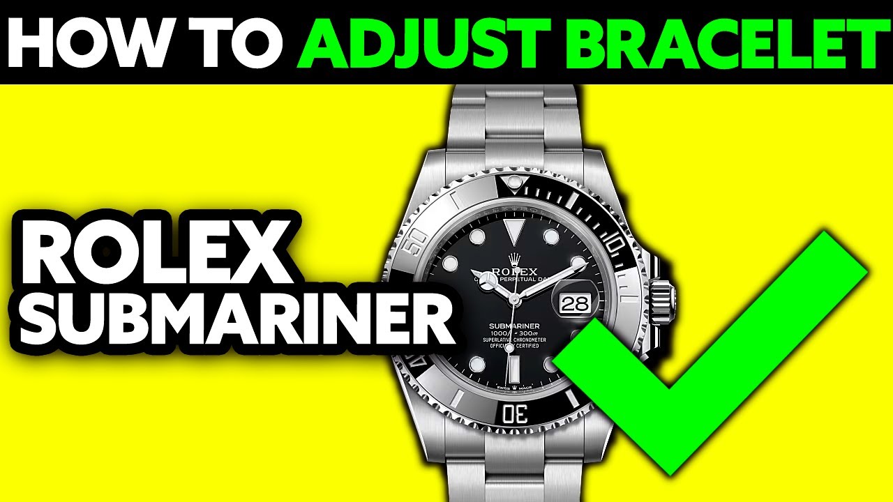 How To Adjust Rolex Submariner Bracelet (2025) - Step by Step - YouTube
