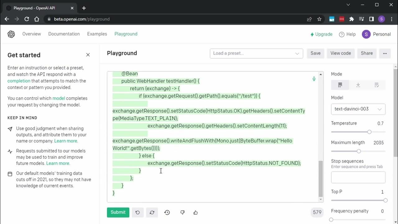 Converting Java code between frameworks with OpenAI GPT-3 - YouTube