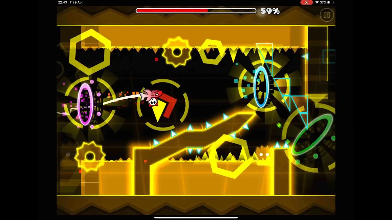 Geometry Dash - Round 1 Full Ver (Reverse) (2.2 Back 2.11) (Detect By ...