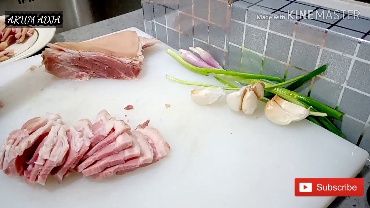 CARA PENYAJIAN DAGING BABI ASAP YANG ENAK (DAGING ASAP SAMBAL CAIR ...