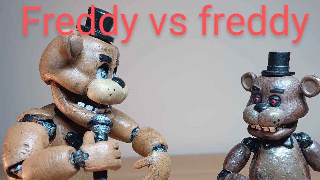 custom freddy vs funko freddy action figure comparison - YouTube